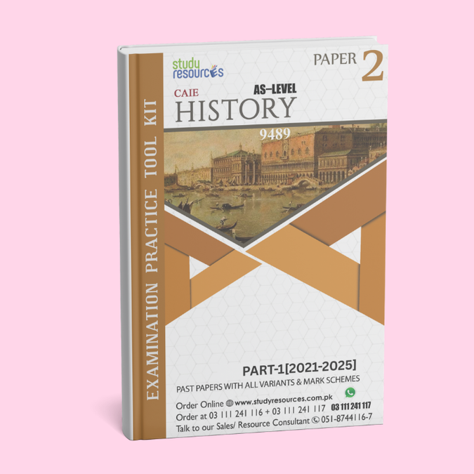 Cambridge AS-Level Histroy (9489) P-2 Past Papers Part-1 (2021-2025 ...
