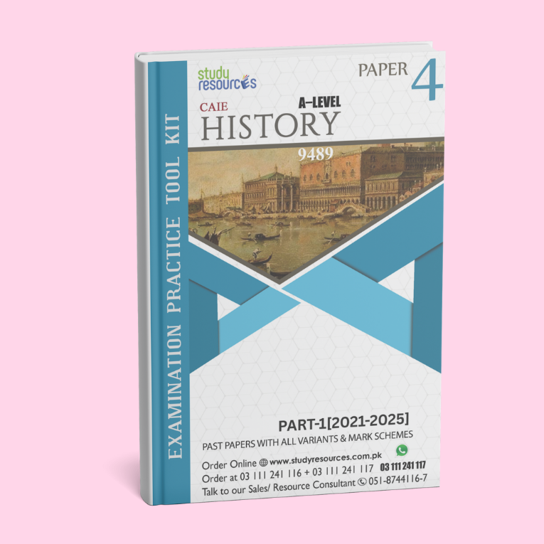 Cambridge A-Level Histroy (9489) P-4 Past Papers Part-1 (2021-2025 ...