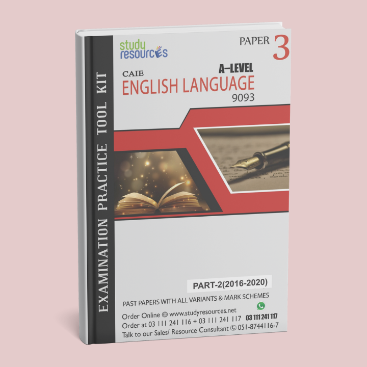 Cambridge A-Level English Language (9093) P-3 Past Papers Part-2 (2016 ...