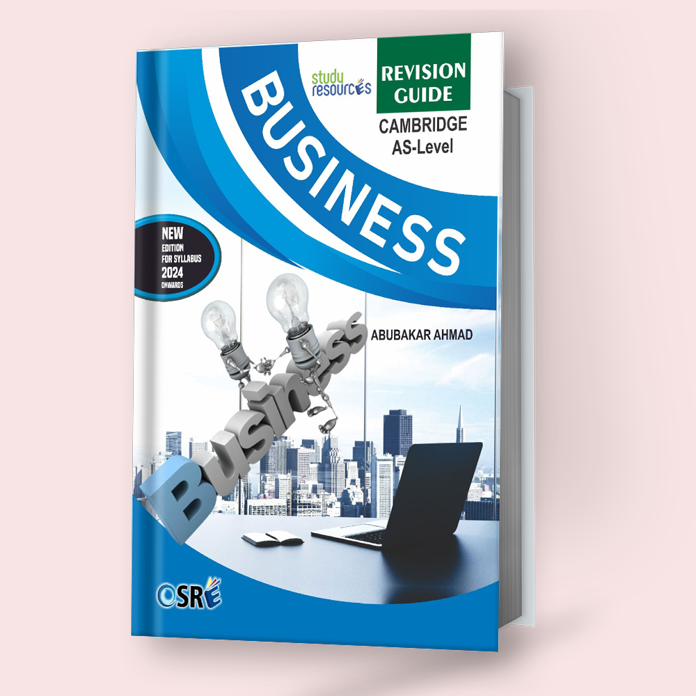 Cambridge AS-Level Business (9609) Revision Guide 2024 Edition by Sir ...