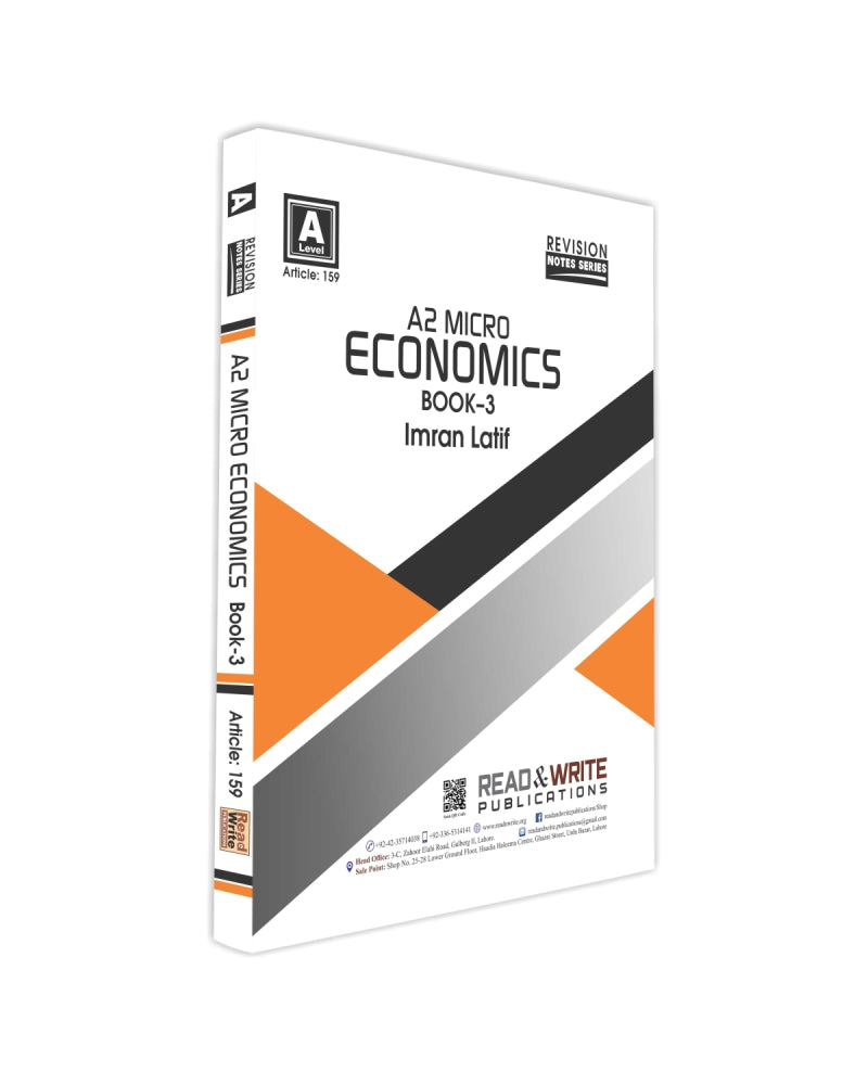 Cambridge A-Level Micro Economics (9708) Book-3 Notes by Imran Latif R ...