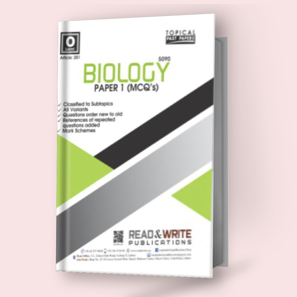 Cambridge O-Level Biology (5090) Paper-1 (Topical) MCQS R&W 205 – Study ...