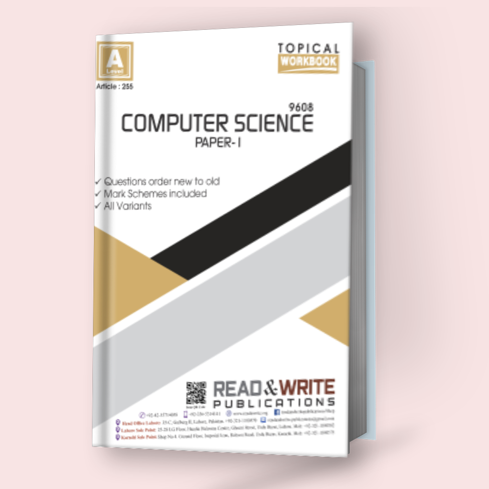 Cambridge A-Level Computer Science (9608) Paper-1 (Topical) R&W 255 ...