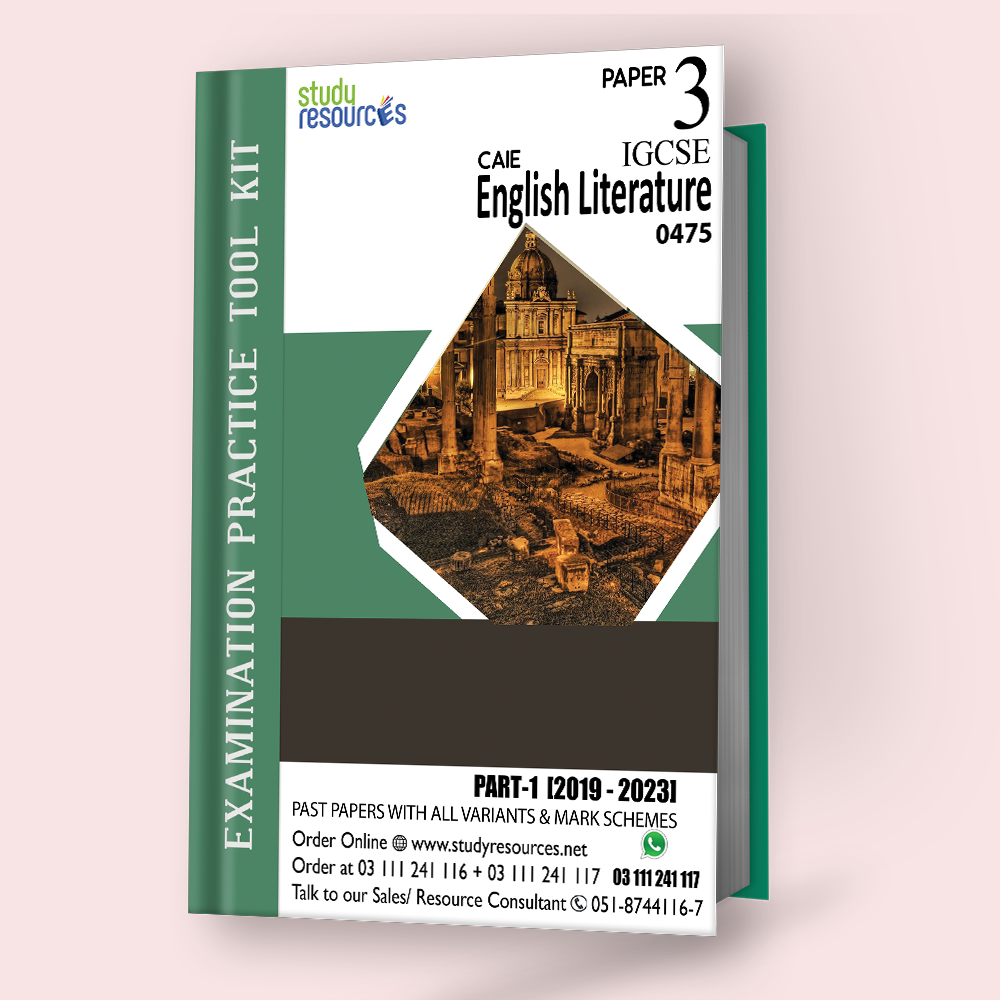 Cambridge IGCSE English Literature (0475) P-3 Past Papers Part-1 (2019 ...