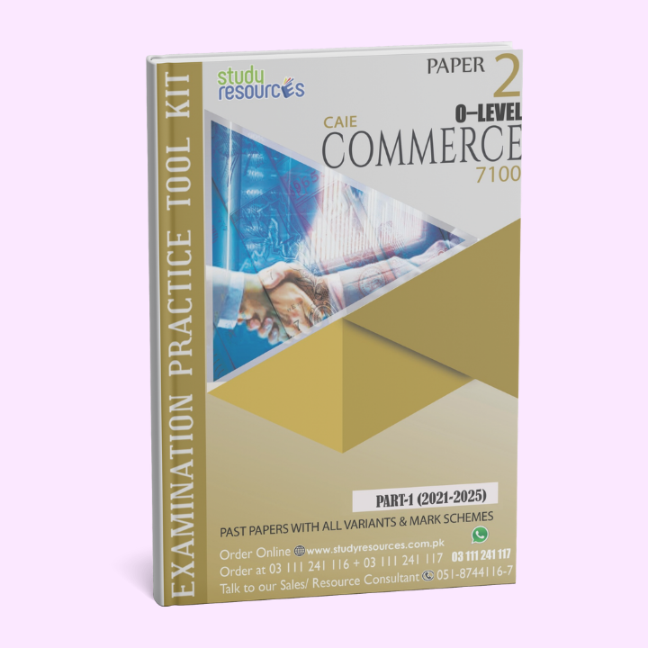 Cambridge O-Level Commerce (7100) P-2 Past Papers Part-1 (2021-2025 ...