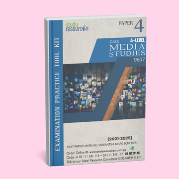 Cambridge A-Level Media Studies (9607) P-4 Past Papers (2021-2025 ...