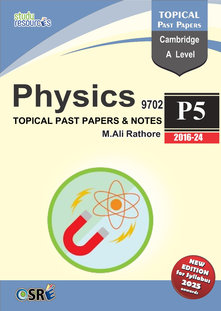 A-level Physics P5 Topical Past Papers and Notes by Sir. M Ali Rathore ...