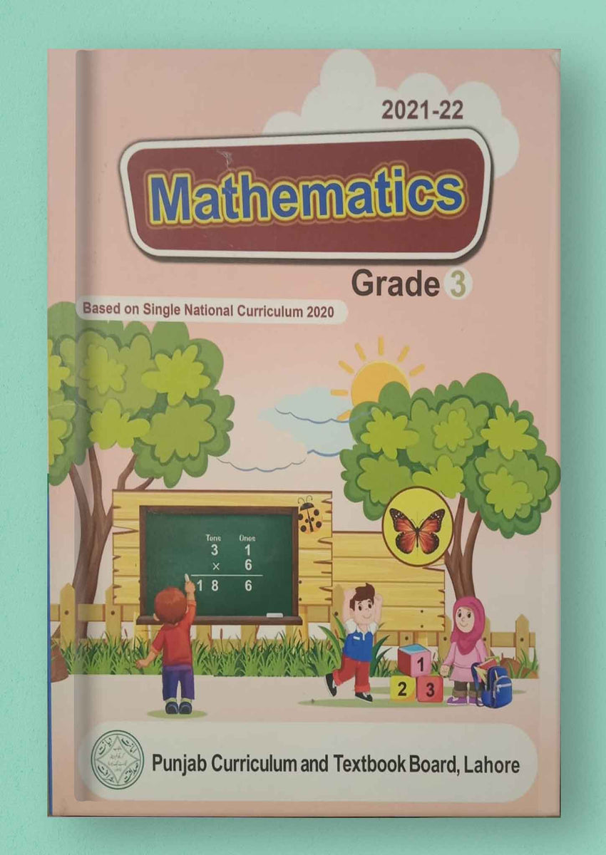 Mathematics Textbook Class 3 (Punjab Text Board) – Study Resources