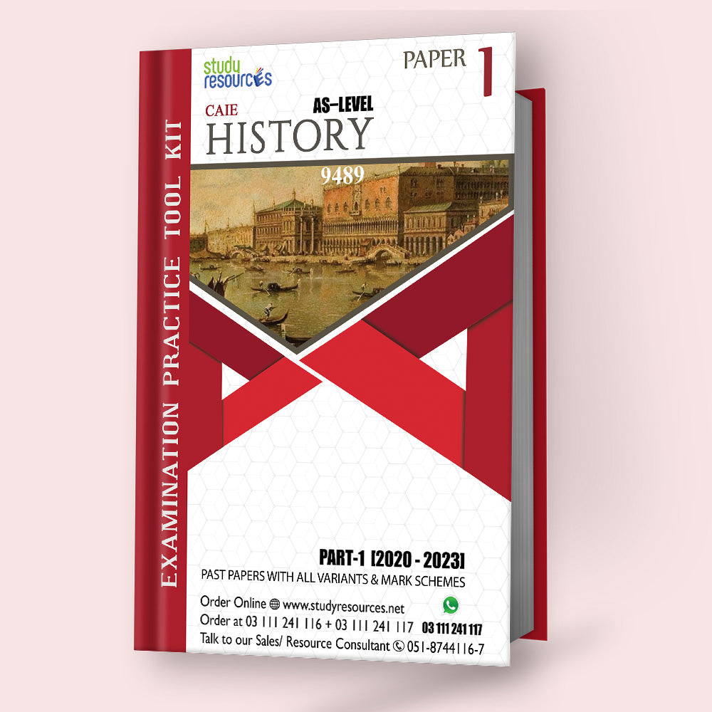Cambridge AS-Level History (9489) P-1 Past Papers Part-1 (2020-2023 ...