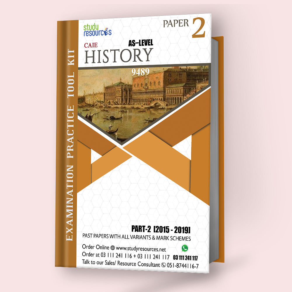 Cambridge AS-Level History (9489) P-2 Past Papers Part-2 (2015-2019 ...