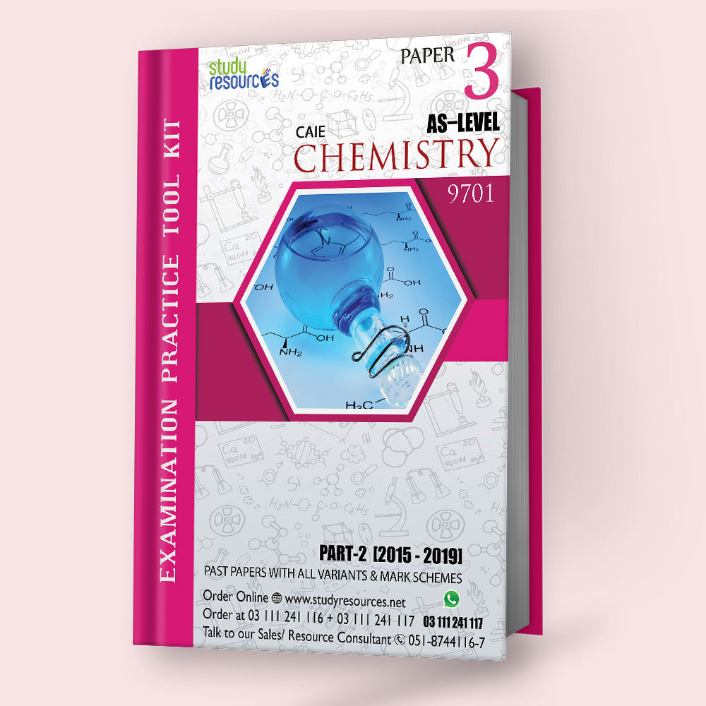 Cambridge AS-Level Chemistry (9701) P-3 Past Papers Part-2 (2015-2019) – Study Resources