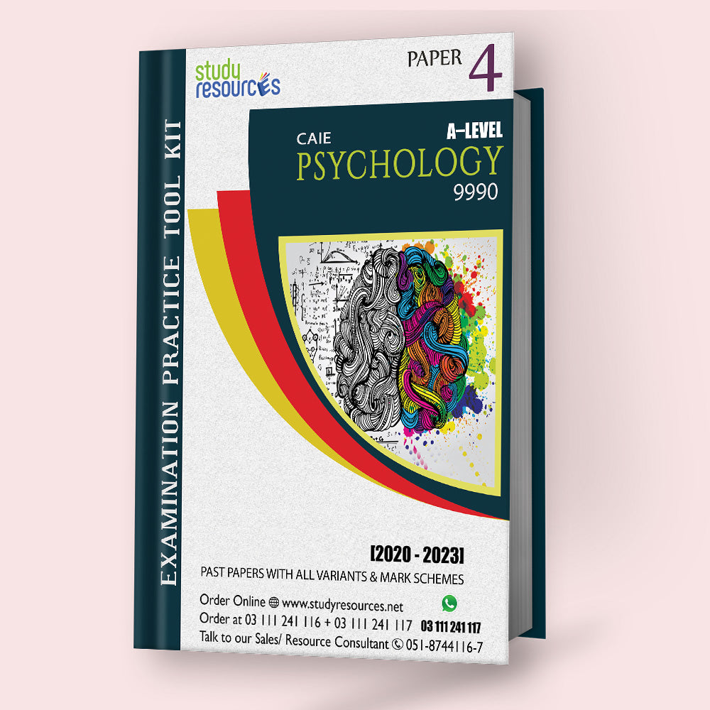 Cambridge A-Level Psychology (9990) P-4 Past Papers (2020-2023) – Study ...