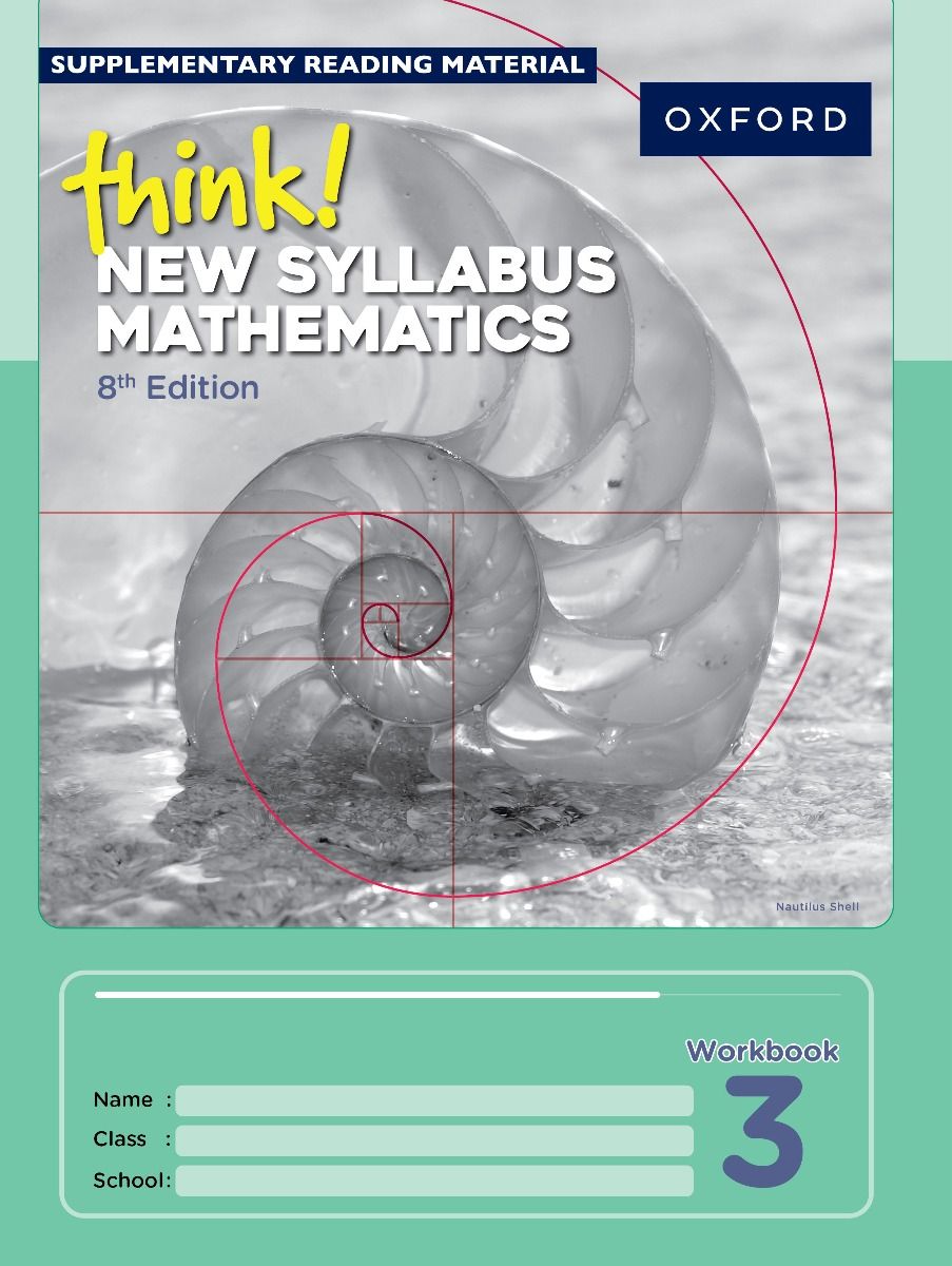 Oxford Think New Syllabus Mathematics Workbook 3 (8th edition) For Cam ...